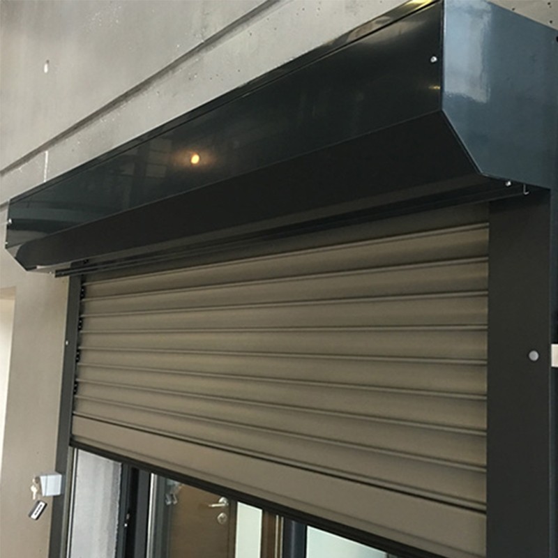 Rideau Enroulable Métallique Mini Coffre Motorisé 220v Lames Pleines ...