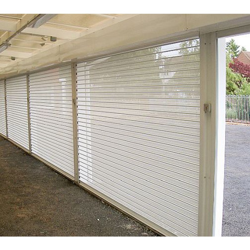 Rideau Enroulable Métallique Motorisé 220v Lames Galvanisées ...